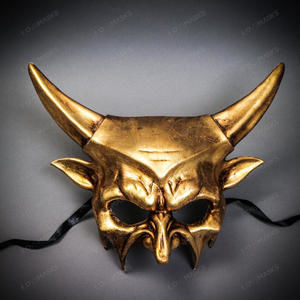 ILOVEMASKS | Accessories | Demon Sharp Horn Devil Masquerade Mask ...